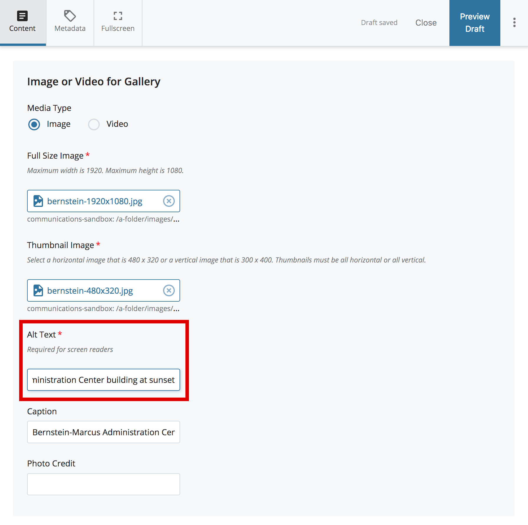 Alt Text | Accessibility | CMS Guide | Brandeis University Alt Text | Accessibility | CMS Guide | Brandeis University