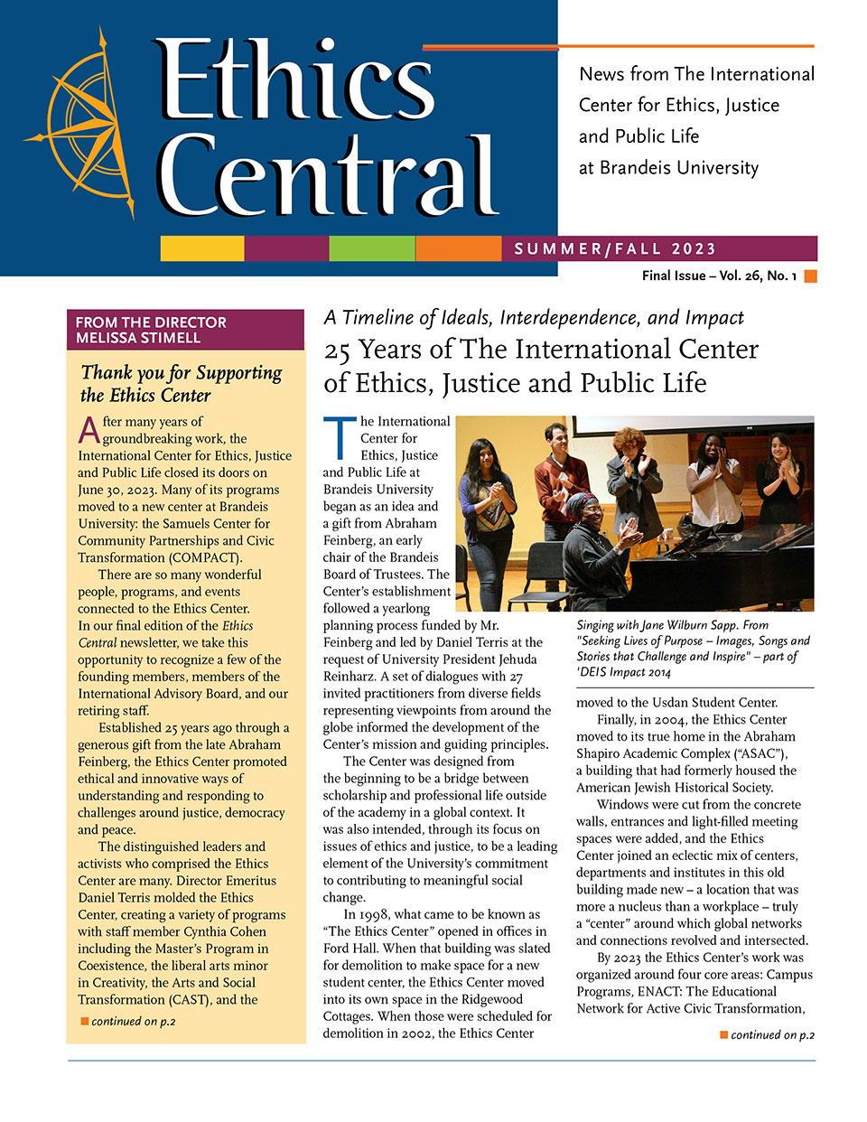 Ethics Central Final Issue | Publications | ENACT: The Abraham Feinberg ...