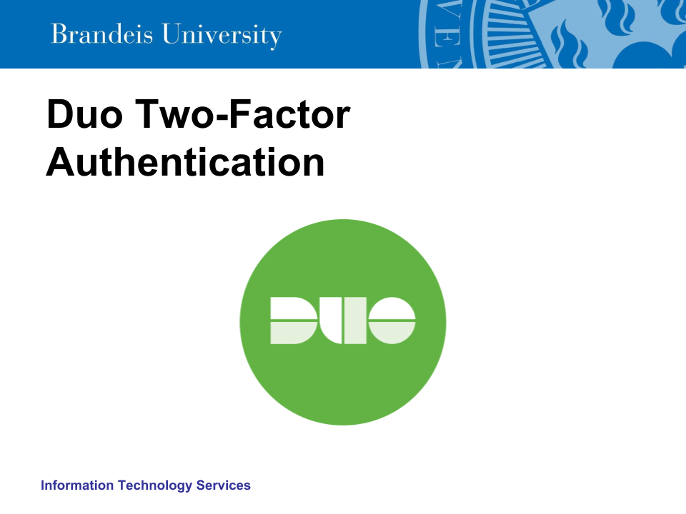 Setting Up Duo | Accounts & Access | Information Technology Services ...