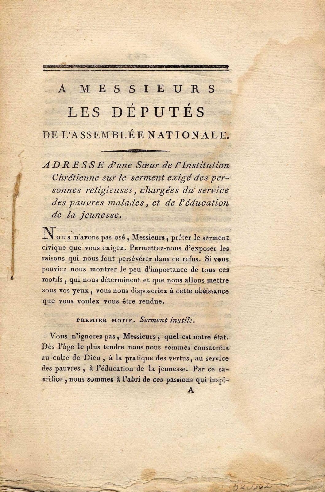French Revolution Pamphlets 1761 1807 Special Collections Spotlight Collection Essays