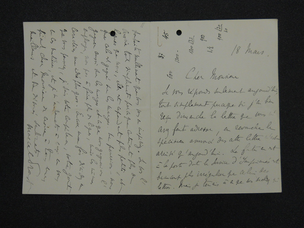 Marcel Proust Letters | Special Collections Spotlight | Collection ...