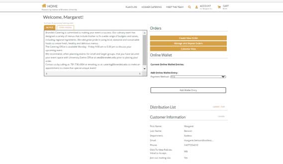 Gallery | Catering Ordering via MarketPlace+ | Department Events ...